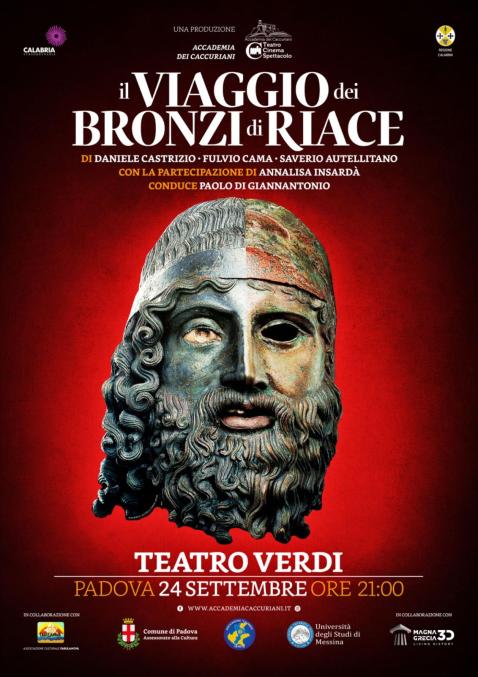 Padova. Al teatro Verdi lo spettacolo “Il viaggio dei Bronzi di Riace ...