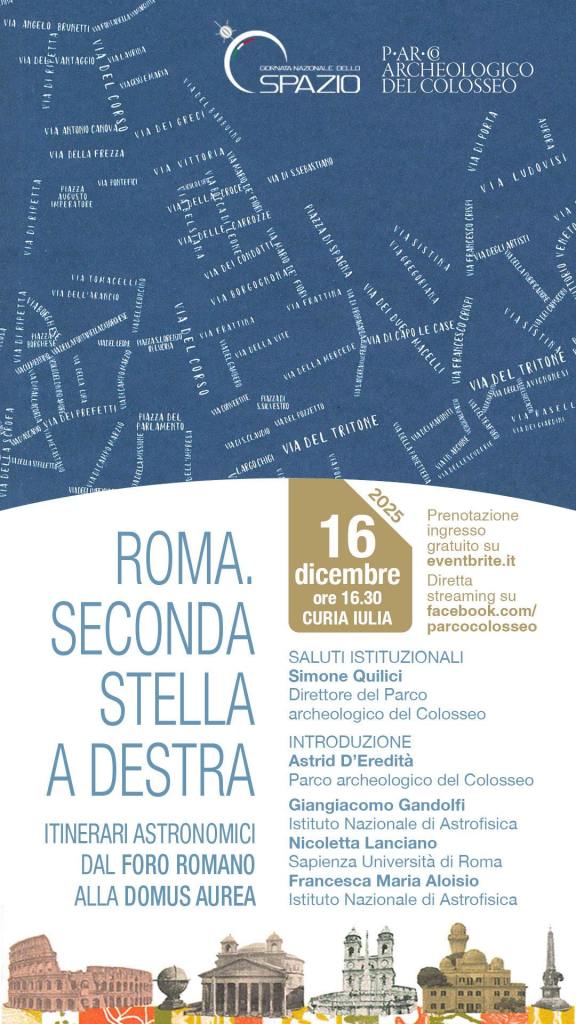 Roma. In Curia Iulia presentazione della guida astronomica “Roma ...